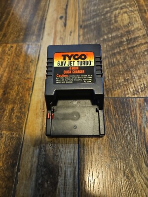 TYCO R/C 4 Hour Quick Charger 32990 w/ 6.0v Jet Turbo Battery Pack NiCd ...