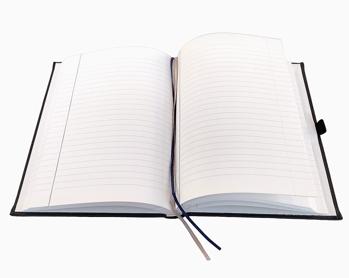 Open Diary With Writing