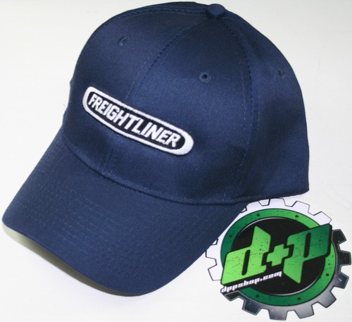 freightliner semi trucker hat ball cap truck adjustable back diesel ...