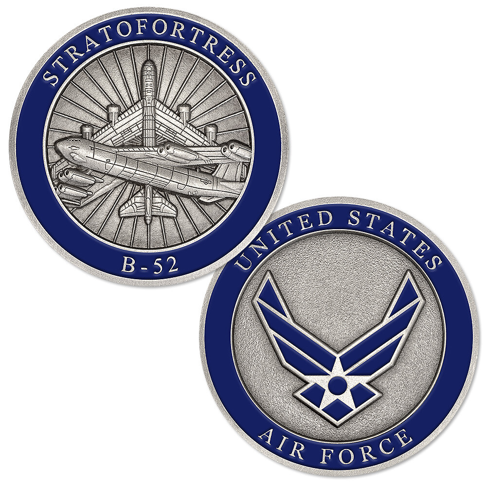 NEW USAF U.S. Air Force B-52 Stratofortress Challenge Coin. | eBay