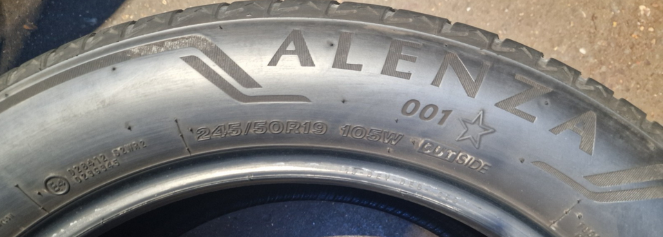 4x 245 50 19 BRIDGESTONE 105W TYRES ALENZA 001 🌟XL 2455019 3121 DOT ...