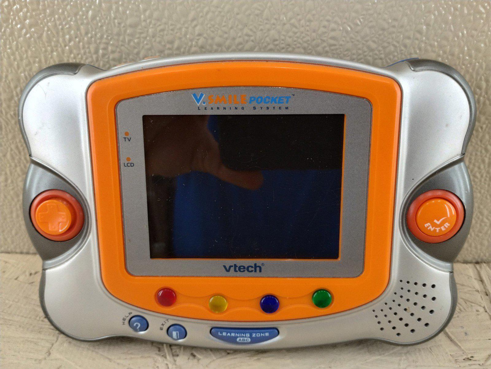 VTech V.Smile Pocket Handheld Learning Game Console ASIS FREE SHIPPING ...