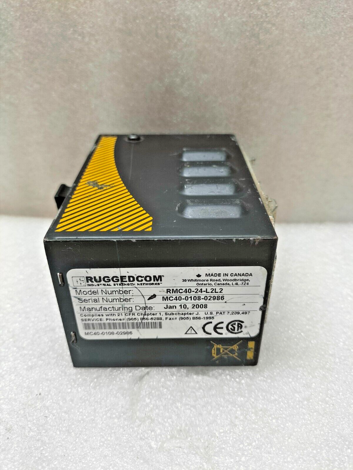RUGGEDCOM RMC40-24-L2L2 INDUSTRIAL ETHERNET SWITCH | eBay