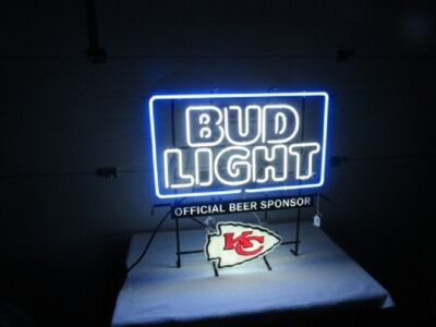 Kansas City Chiefs Beer Neon Sign Lamp Home Bar Pub Cave Wall Decor ...