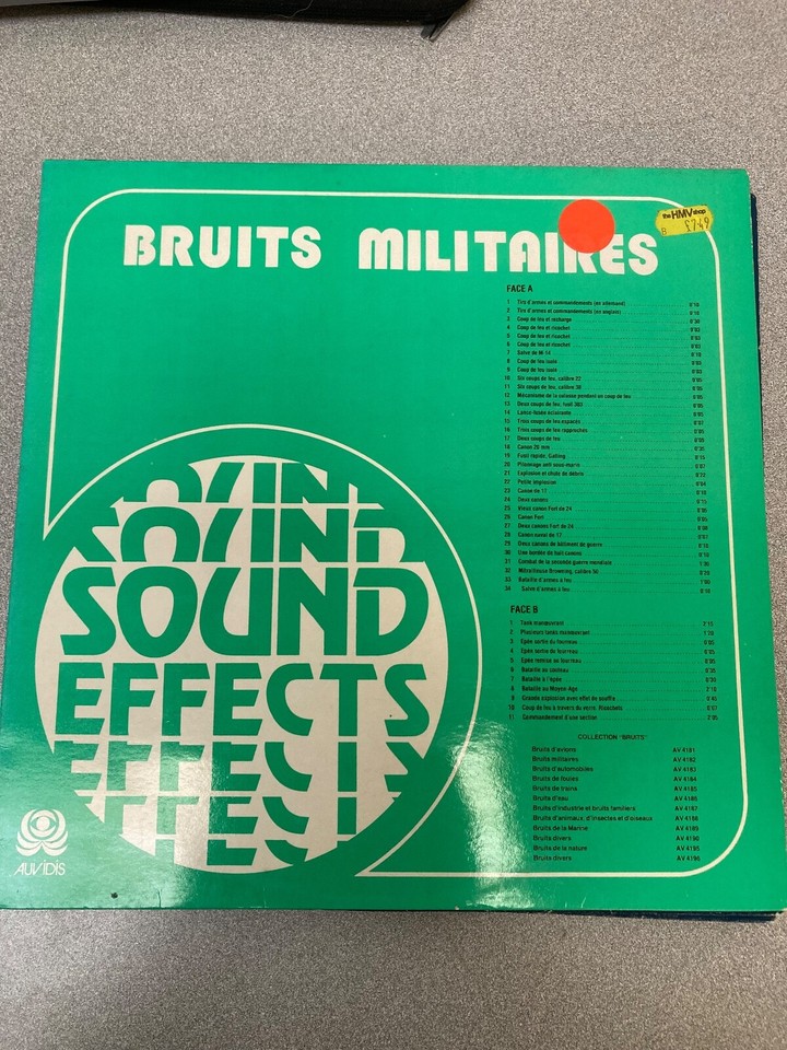 Various - 9x Sound Effects LPs - vinyl LP | eBay UK