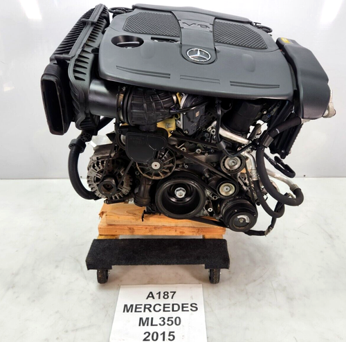 13-18 OEM Mercedes W166 ML350 RWD 3.6L V6 M276 Engine Motor Long Block ...