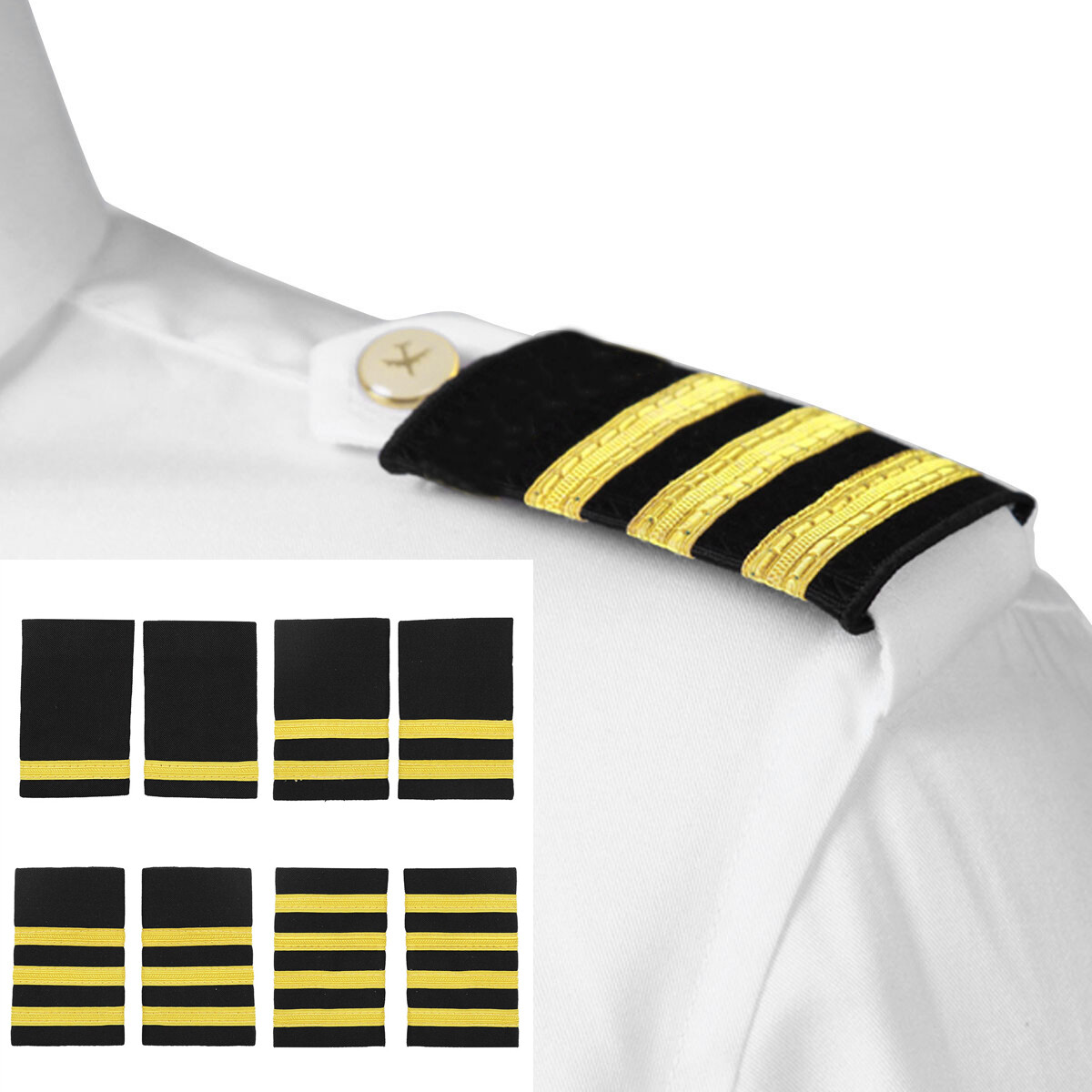 Pilot Shirts With Epaulets