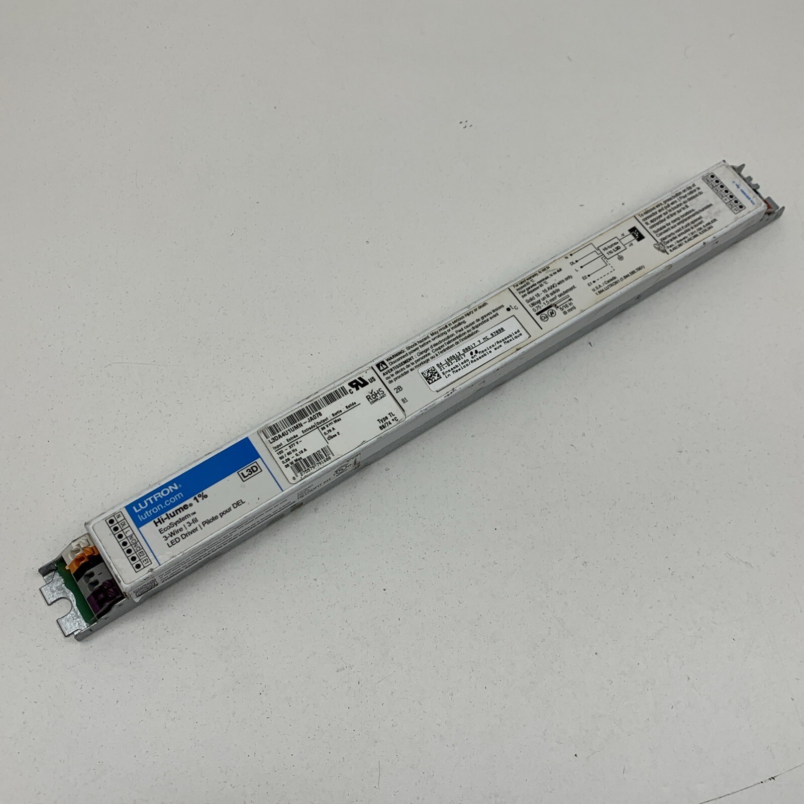 Lutron L3DA4U1UMN-JA078 Hi-Lume 1% Dimming Dimmable LED Driver 36W 0 ...