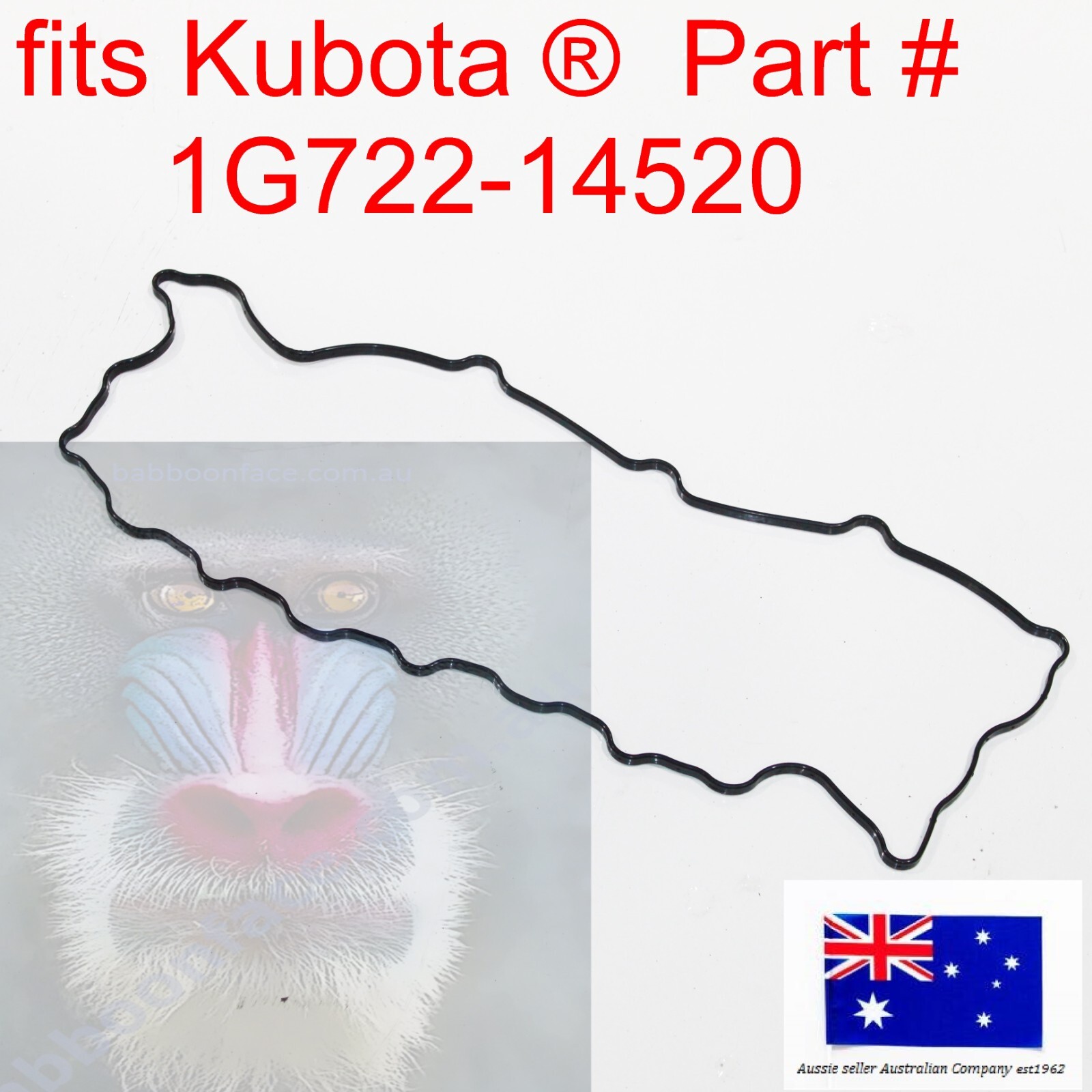 for Kubota V3307 Valve Rocker Arm Cover Gasket 1G722-14520 M5040HD ...