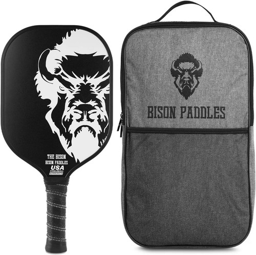 Graphite Pickleball Paddles - Lightweight Rackets | Black Bison | eBay