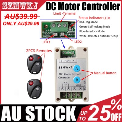 Wireless Remote Controller for Linear Actuator Electric DC Motor Door ...