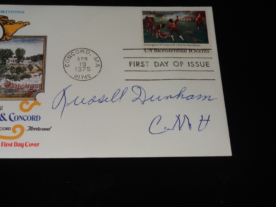 Vintage Medal of Honor Autograph Signed FDC Russell E Dunham WWII Army ...