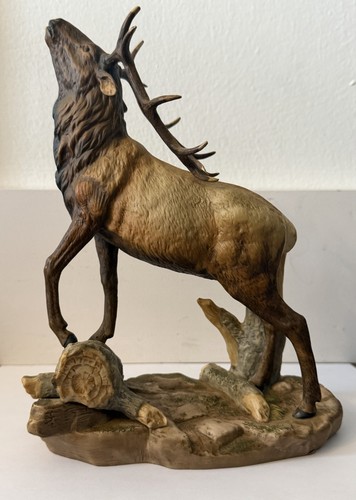 Vintage HOMCO Masterpiece 1993 Porcelain Wilderness Elk Figurine ...