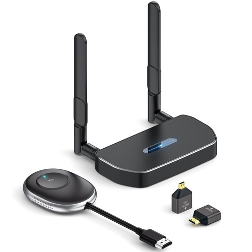Wireless HDMI Extender 5G - 4K Wireless HDMI/VGA Transmitter Receiver ...