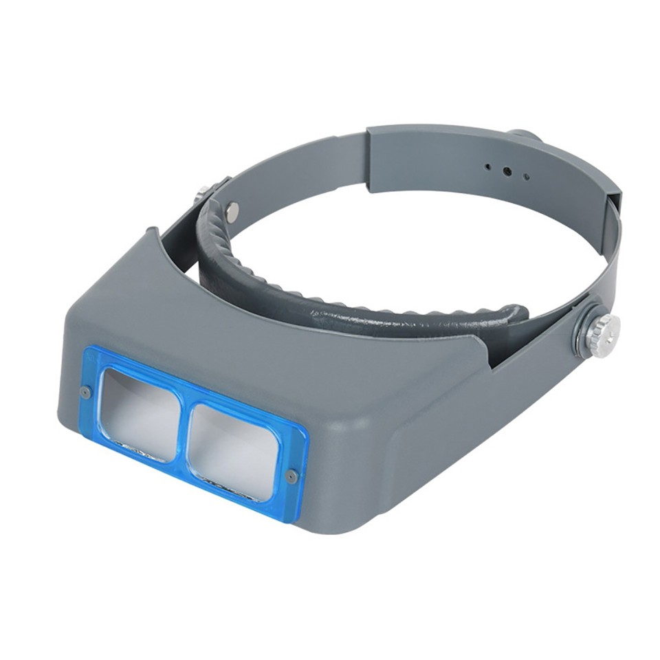 Head Band Magnifier Optivisor 4 Lens Eye Loupe Watch Repair Welding ...