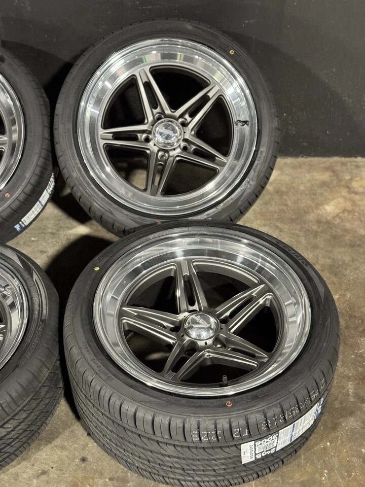 18x8 18x10 AMERICAN RACING VN514 GROOVE WHEELS RIM TIRES CHEVY GMC OBS ...
