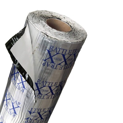 FatMat Rattletrap 80 mil Self-Adhesive Sound Deadener 50 Sq Ft With ...