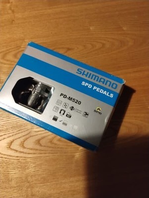 Shimano PD-M520 SPD Mountain Bike Pedals Silver *Brand New in Box ...
