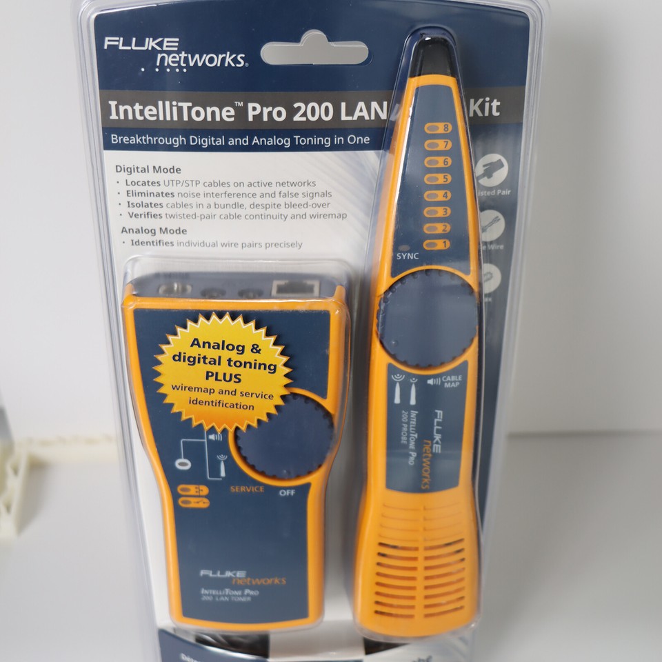 Fluke Networks IntelliTone Pro 200 LAN Toner and Probe Series ...