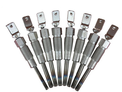 (8) FORD DIESEL GLOWPLUG SET GLOW PLUGS 6.9L 6.9 1983-1987 F350 F250 ...