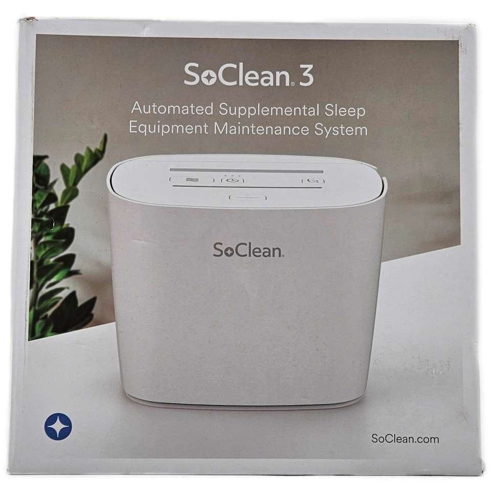 SoClean 3 CPAP/BiPAP Sanitizing Machine - White (SC1400) New-Factory ...