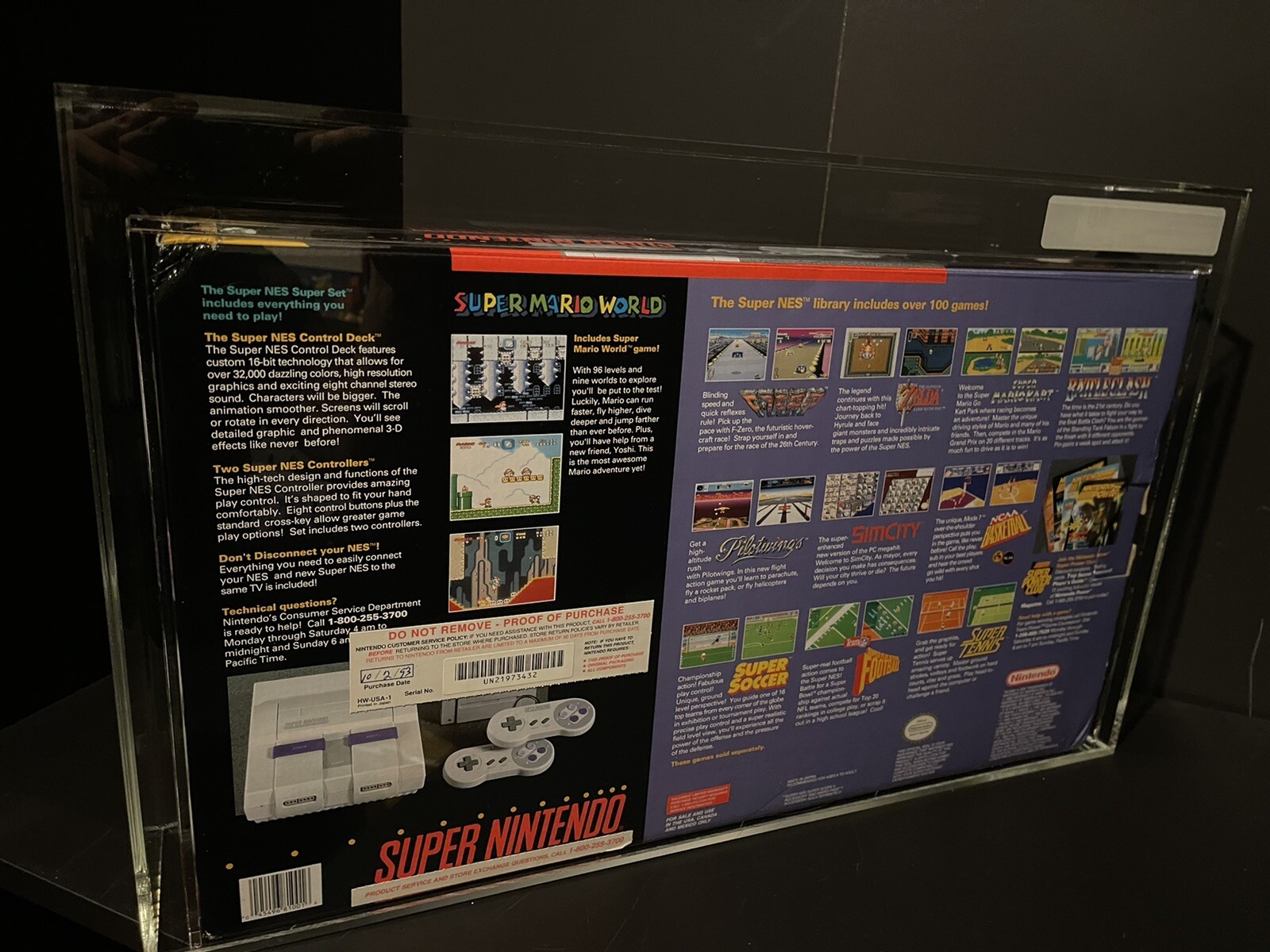 Super Nintendo Super Set (SNES) VGA Graded ( Brand New ) Console | eBay