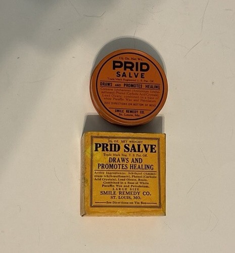 PRID Salve Smile’s remedy vintage medicine w Box — Not For Use | eBay