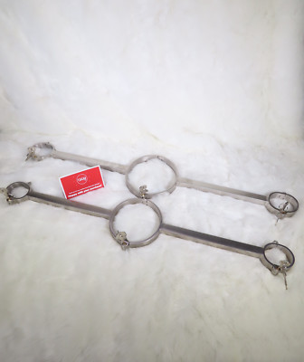 Spreader Bar Neck Wrist, stainless steel quality restraints Bondage ...