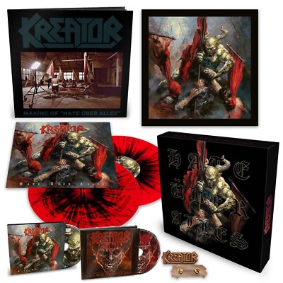 Kreator Hate Uber Alles Box Set Splatter Red Black Vinyl, Cds, More | eBay