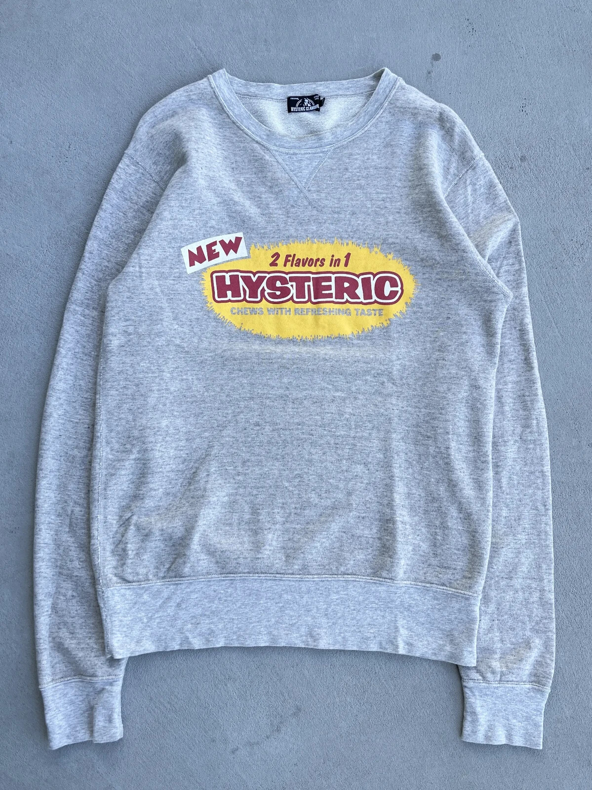 Hysteric Glamour Chewing Gum Logo Sweatshirt Size M - Gem