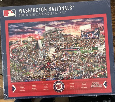 MLB Washington Nationals Can You Find Joe Puzzle Baseball 500 piece ...