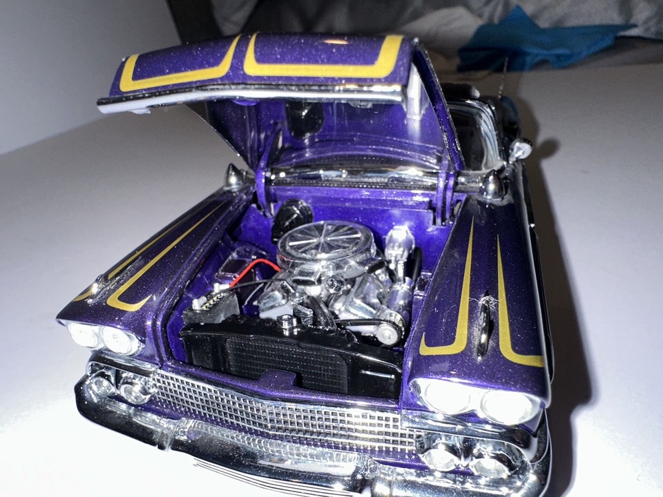 Danbury Mint 1958 Chevrolet Impala Lowrider 1:24 Very Rare Original Box ...
