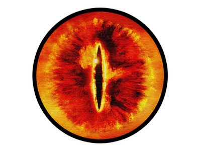 2 x 3 Inch Eye of Sauron Texturized Stickers Decals | eBay