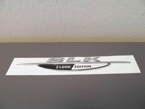 Genuine Mercedes Benz R171 SLK " 2Look Edition " Logo Emblem Badge | eBay