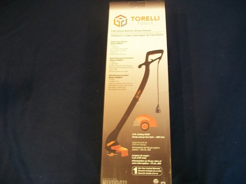 TORELLI TOOLS 9-IN ELECTRIC STRING TRIMMER 2.4 AMP BUMP & GO LINE FEED ...