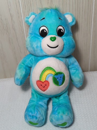 Care Bears Love the Earth Plush teddy blue green Basic Fun 9" | eBay