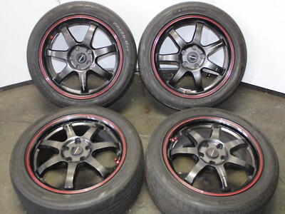 JDM 17X7 ET 38 5X114.3 TOMS RACING CROSS SPEED LIGHT WEIGHT WHEELS JDM ...