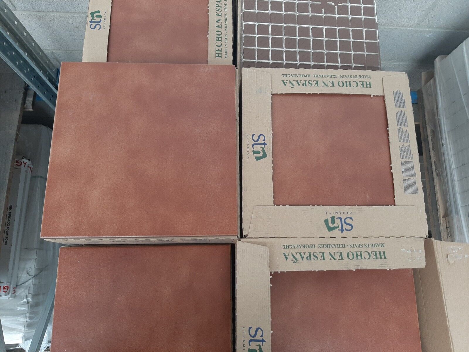 R13 Anti-slip,12mm Thick, Strong, Deep Terracotta Look Floor Tiles ...