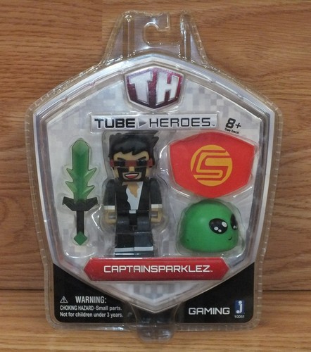 Genuine Tube Heroes - Captain Sparklez Collectible Toy & Accessories ...