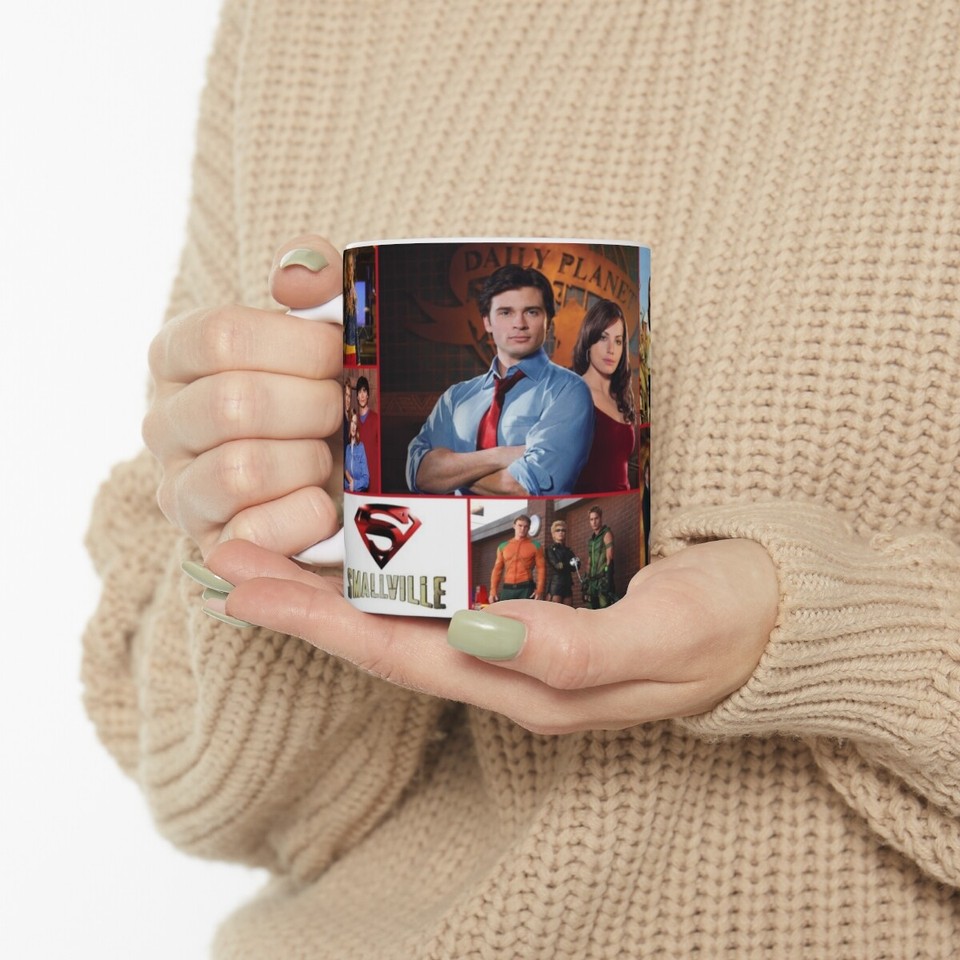 Smallville Ceramic Mug 11oz, Superman, Tom Welling, Clark Kent, Lois ...