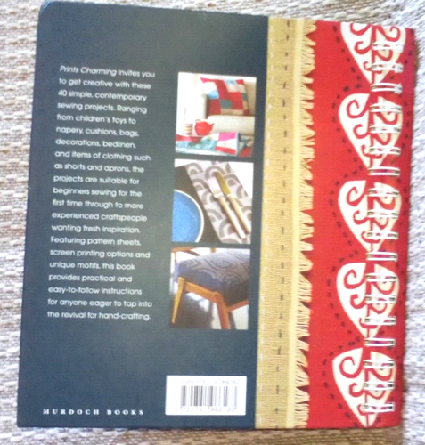 TV BOOK TITLE PRINTS CHARMING 40 SEWING & HAND PRINTING PATTERNS 167 ...