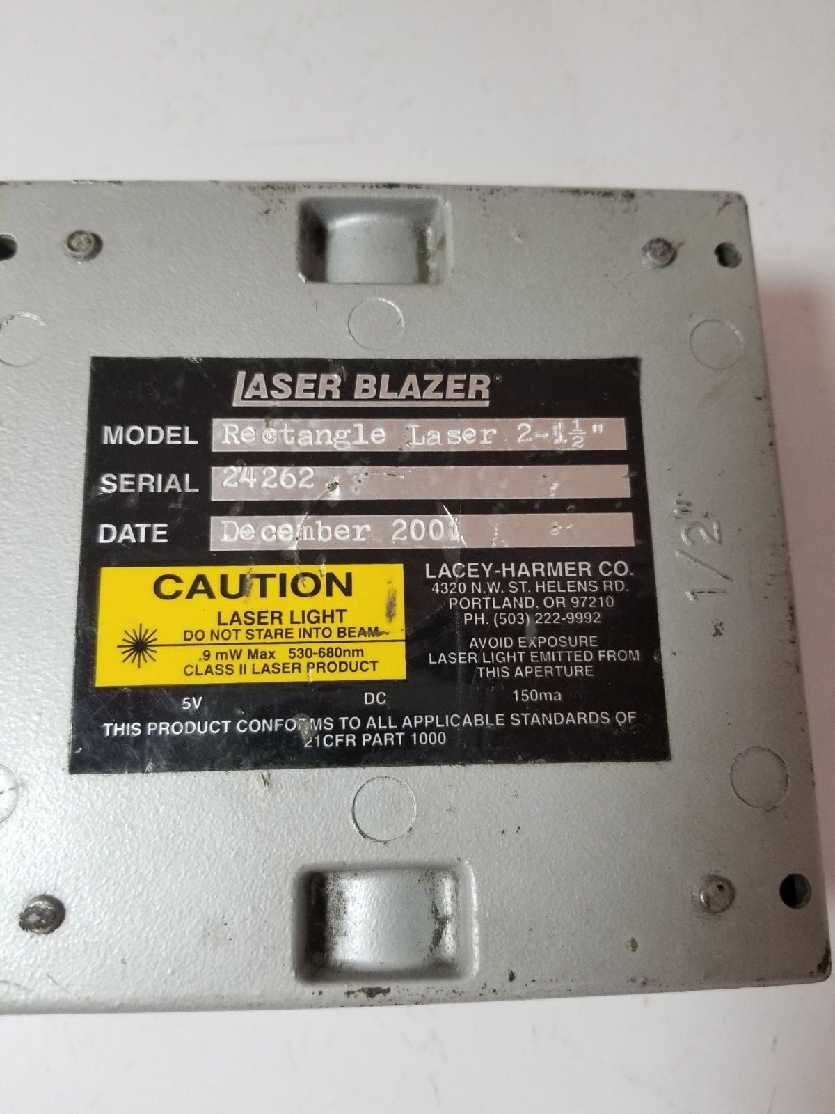 Laser Blazer Rectangle Laser, 2-1 1/2" | eBay