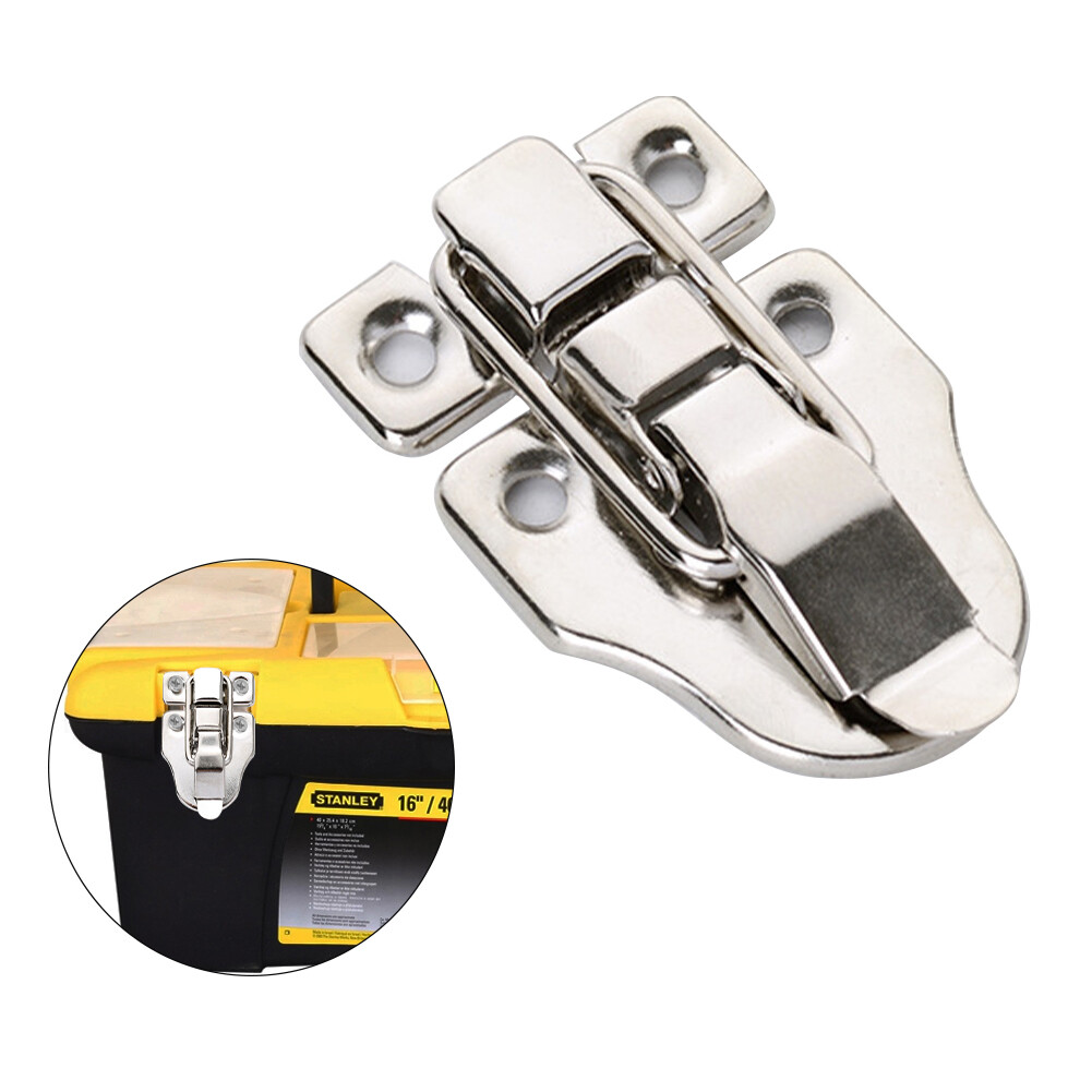 Fastener Wooden Box With Keyhole Lock Toggle Catch Metal Hasps Latch ...
