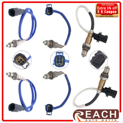 6PCS Oxygen O2 Sensor FITS 2014-2019 Land Rover Range Rover 3.0L V6 ...