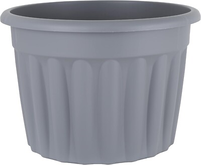 69 Litre Extra Large Grey Plant Pot Outdoor Garden Flower Tree Plastic ...