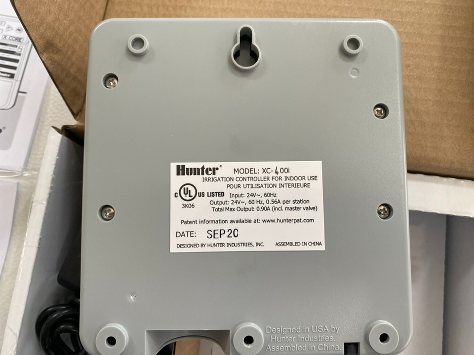 Hunter X-Core 4-Station Zone XC-400i Sprinkler Irrigation Timer ...