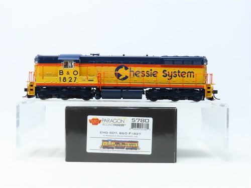 HO Broadway Limited BLI 5780 B&O Chessie System EMD SD7 Diesel #1827 - Paragon3 836563057805 | eBay