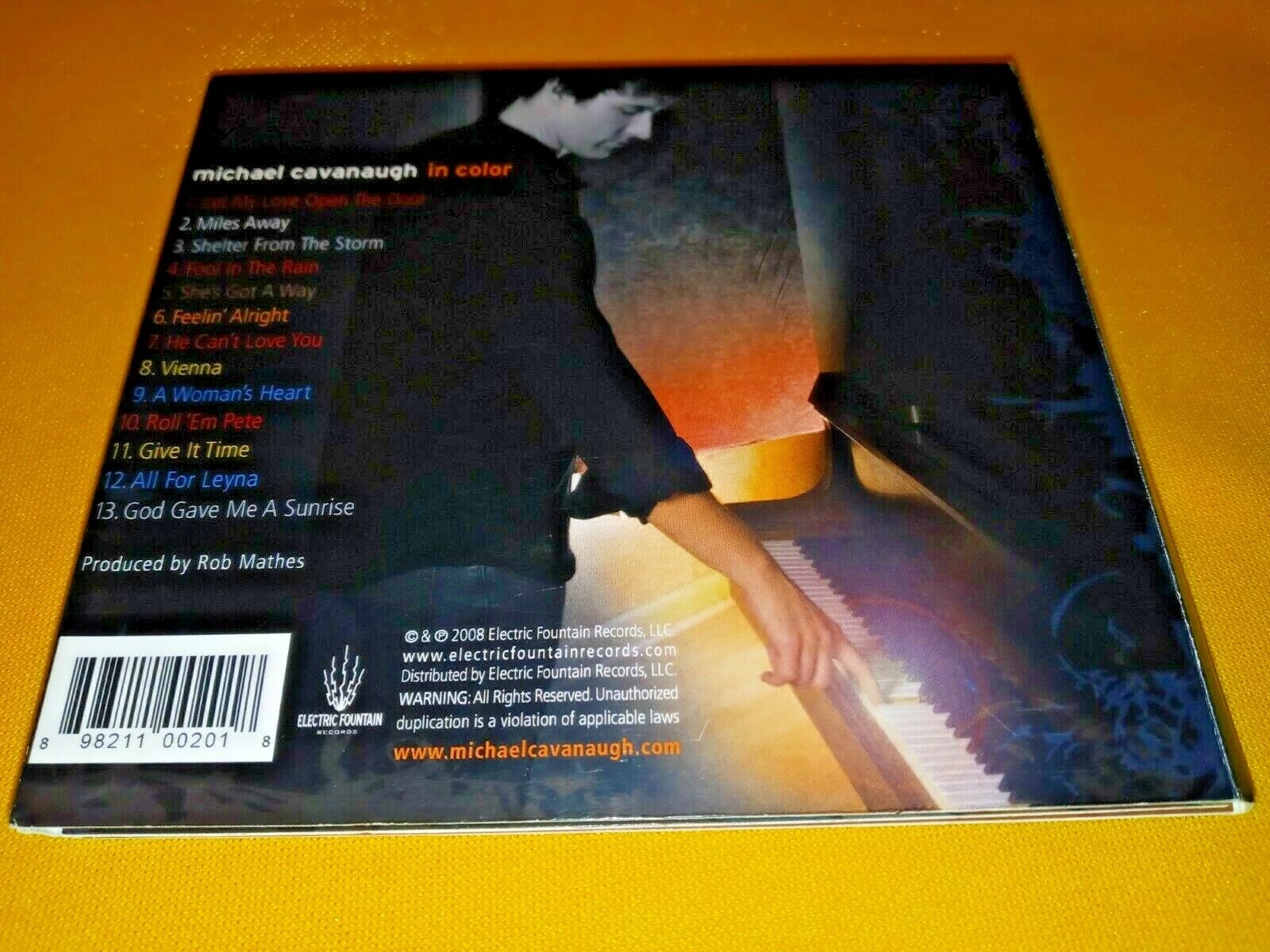 Michael Cavanaugh : In Color - AUTOGRAPHED CD 898211002018| eBay