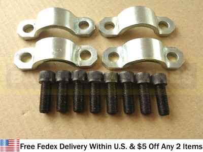 JCB PARTS - PROPSHAFT STRAP & SCREWS 4 PCS. (PART NO. 116/00525 & 826/ ...