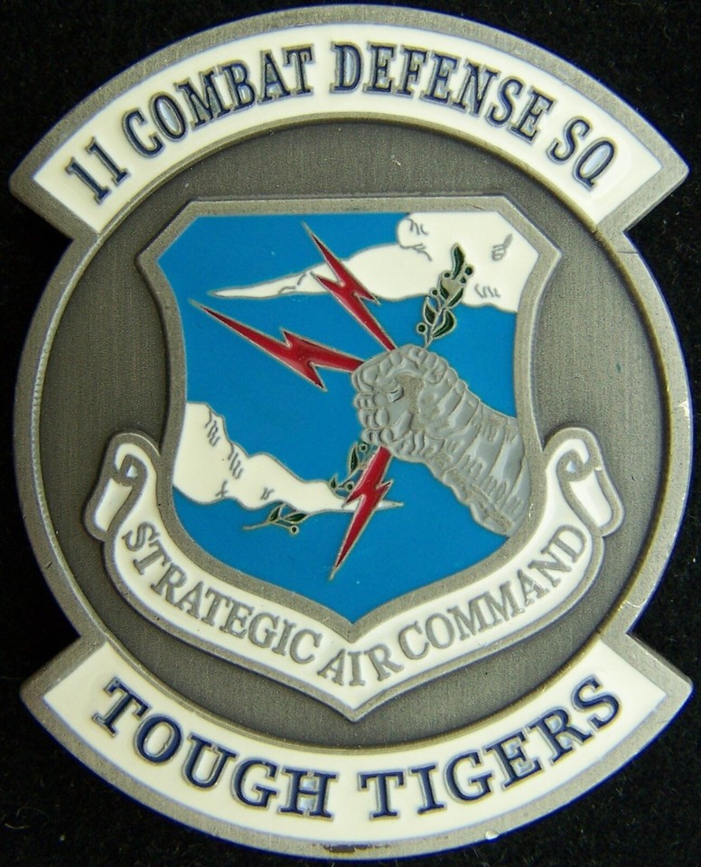 11th Combat Defense Squadron Tough Tigers Challenge Coin | eBay
